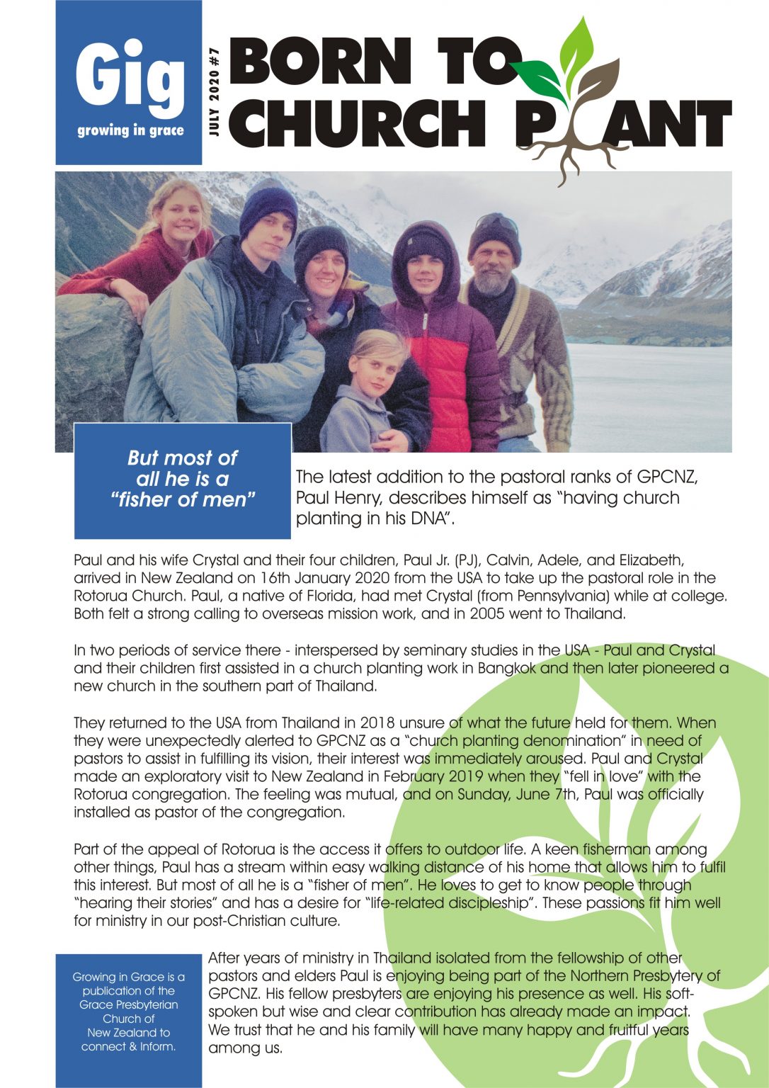 Gig: Born to Church Plant – Grace Invercargill